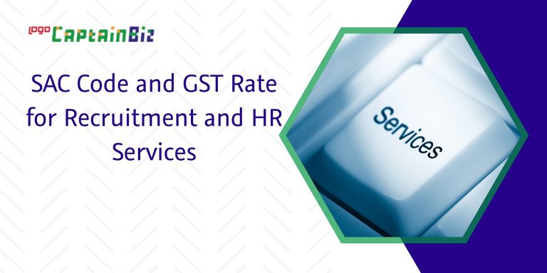 SAC Code and GST Rate for Recruitment and HR Services