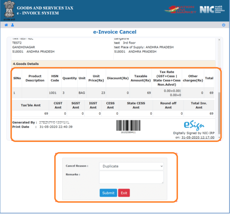 E-Invoice Cancellation Time | How to Cancel E-Invoice?