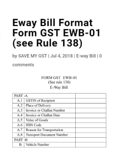 E-Waybill for Goods Sent to Exhibitions & Trade Shows