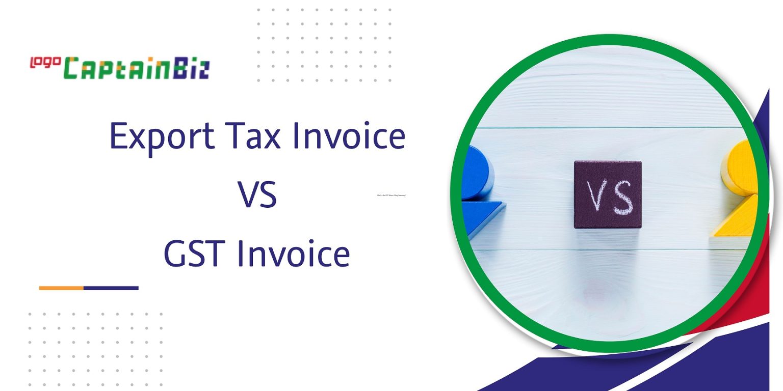 Export Tax Invoice vs GST Invoice:Global Trade Rules