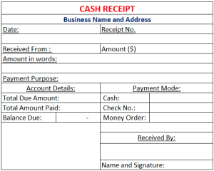Types & Format of Receipt Voucher Explained | CaptainBiz