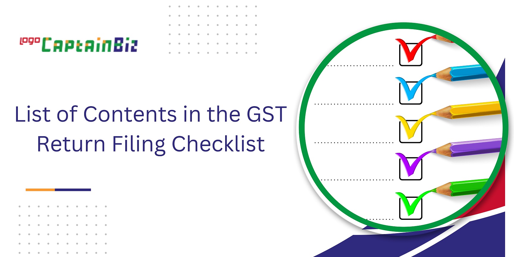GST Return Filing Checklist for Accuracy | CaptainBiz
