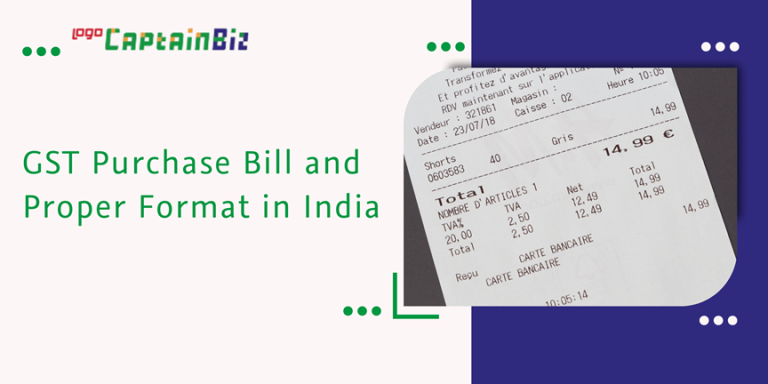 GST Purchase Bill Guidelines & Benefits | GST Invoice Format & Rules